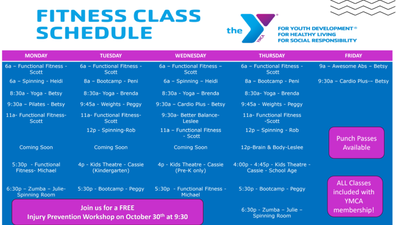 Schedule - Idaho Falls YMCA