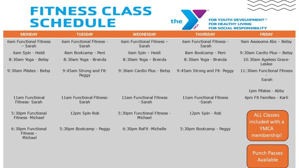 Schedule - Idaho Falls YMCA